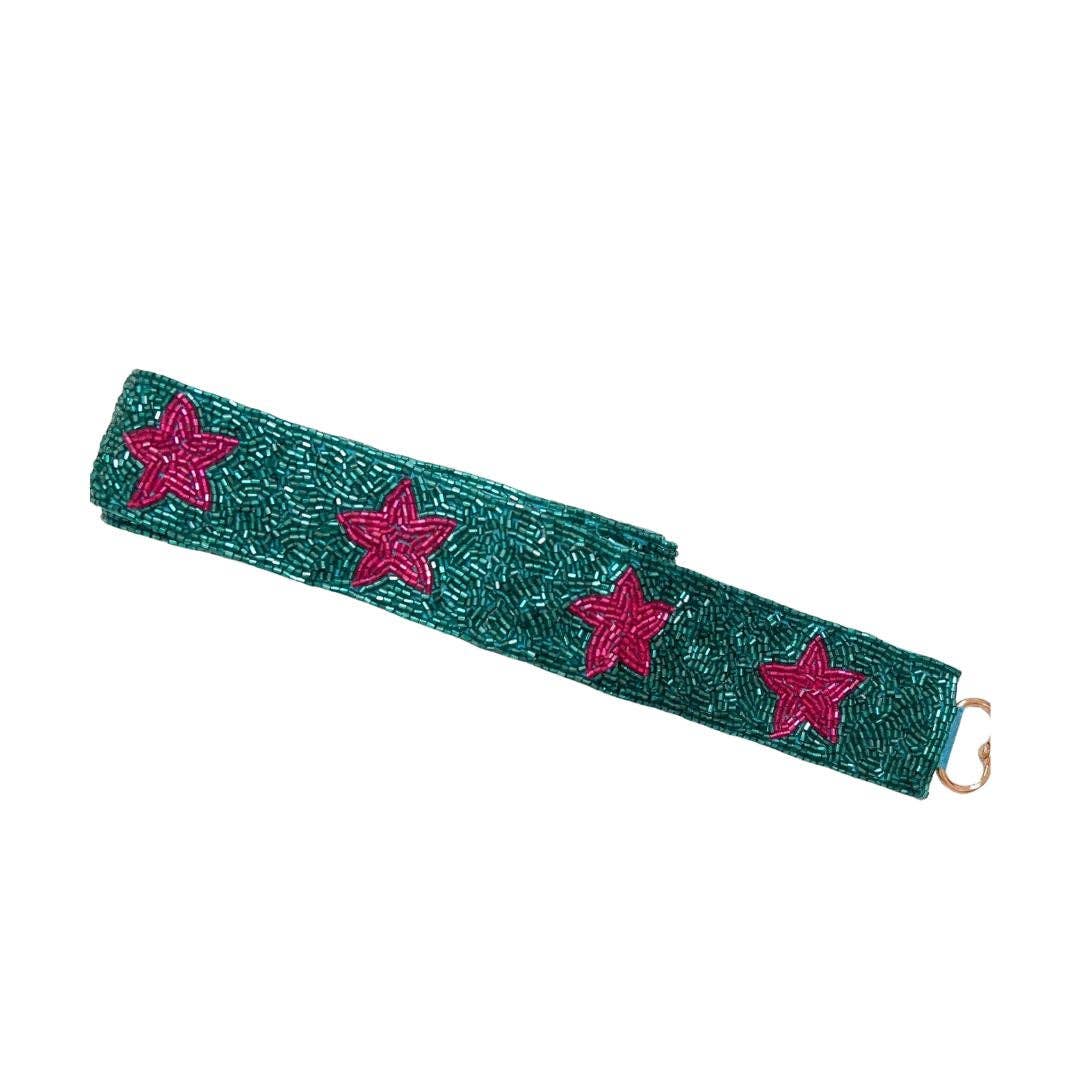 Bag Strap - Teal/Hot Pink Star Strap – Third Piece